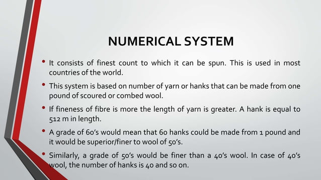 Grading and judging of wool | PPTX | Needlework | Arts and Crafts