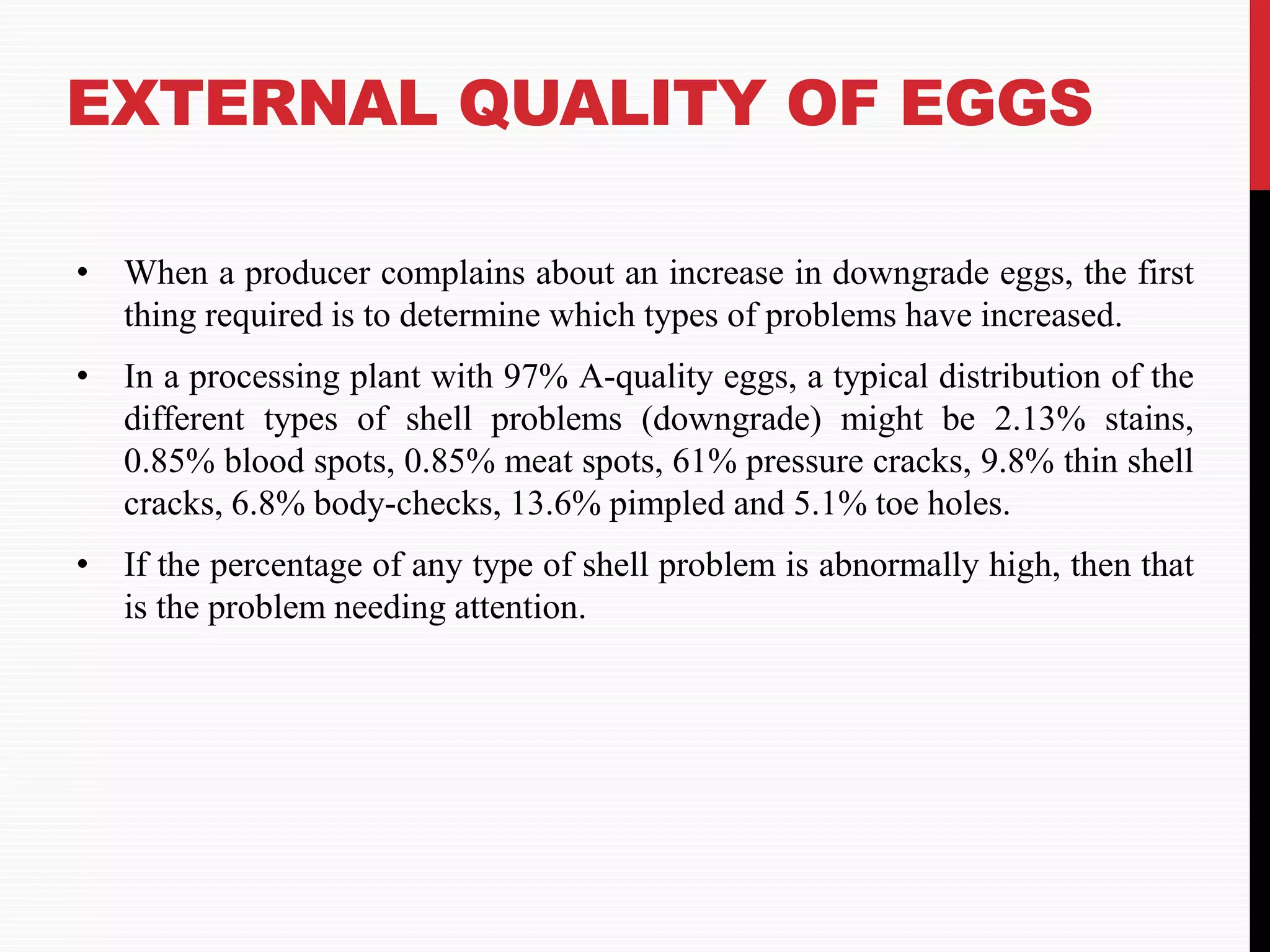 Grading and quality parameters of eggs | PPTX