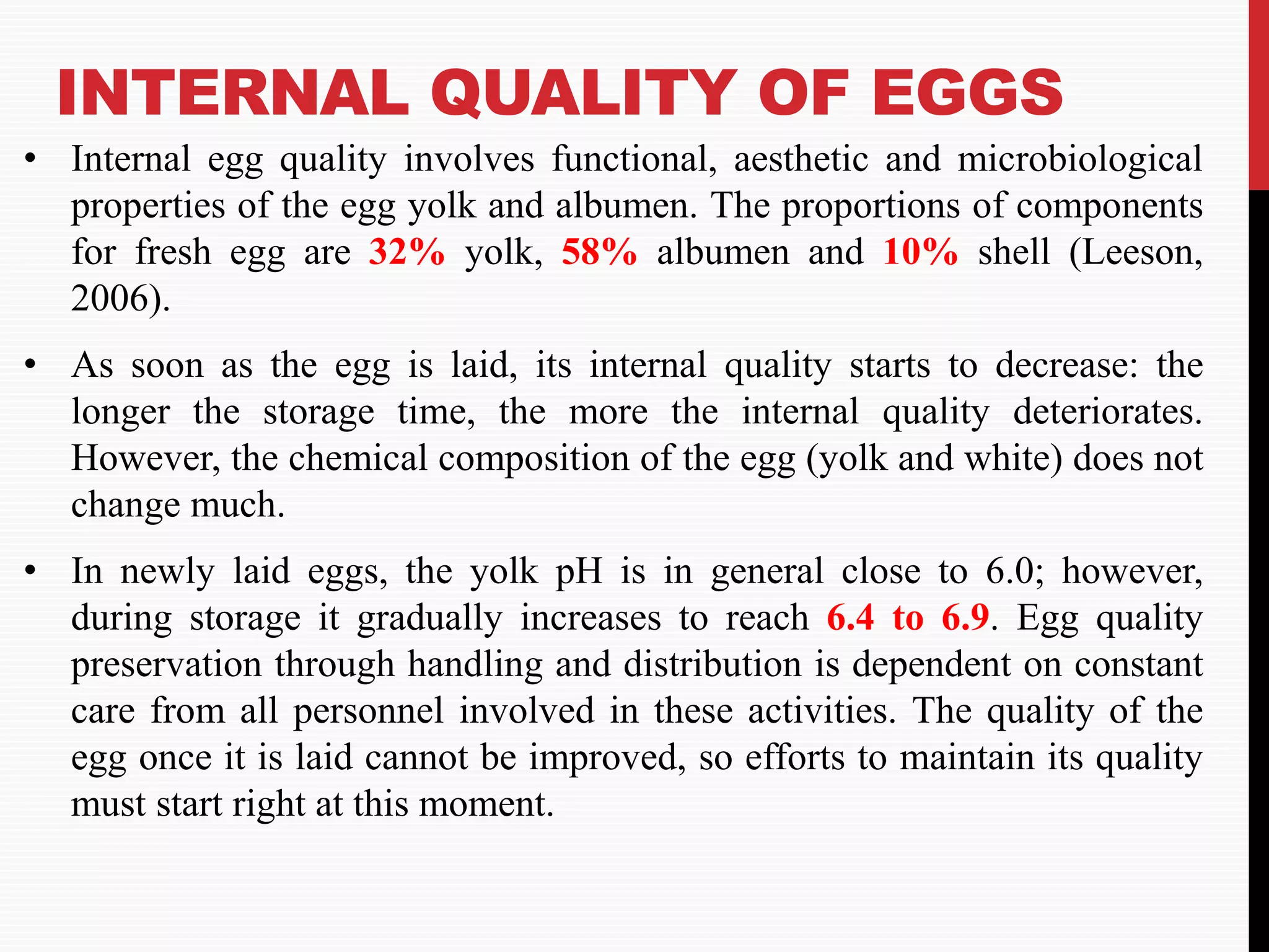 Grading and quality parameters of eggs | PPTX