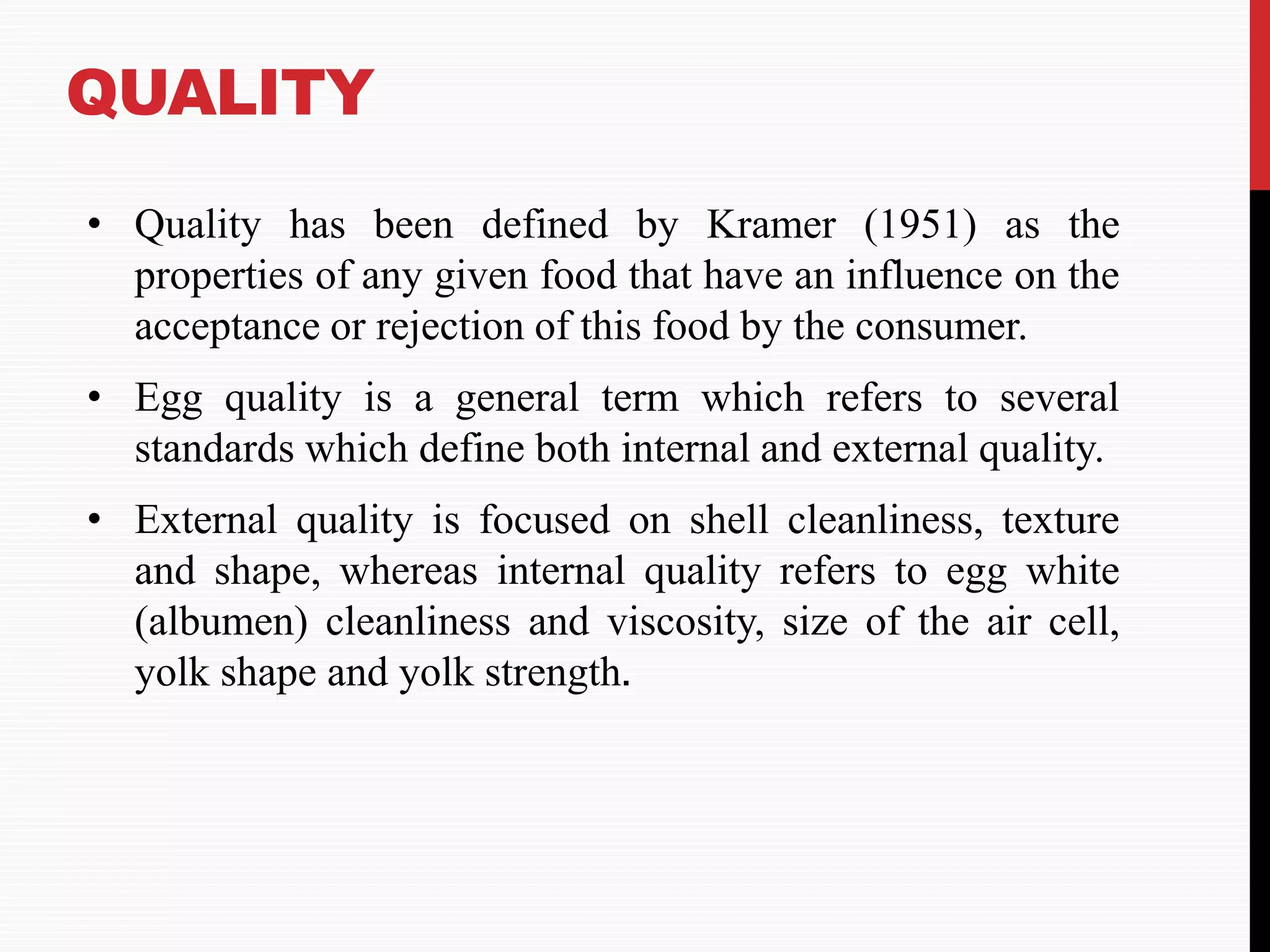 Grading and quality parameters of eggs | PPTX