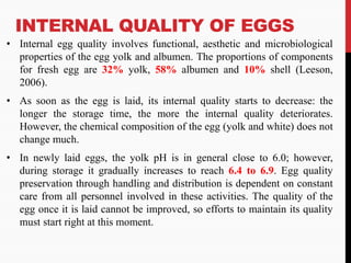 Grading and quality parameters of eggs | PPTX