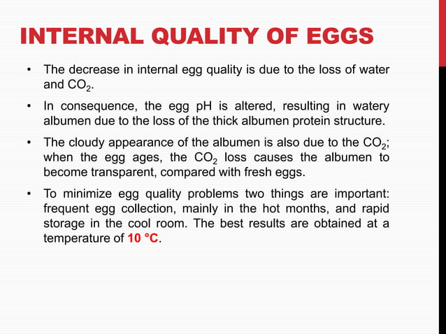 Grading and quality parameters of eggs | PPTX