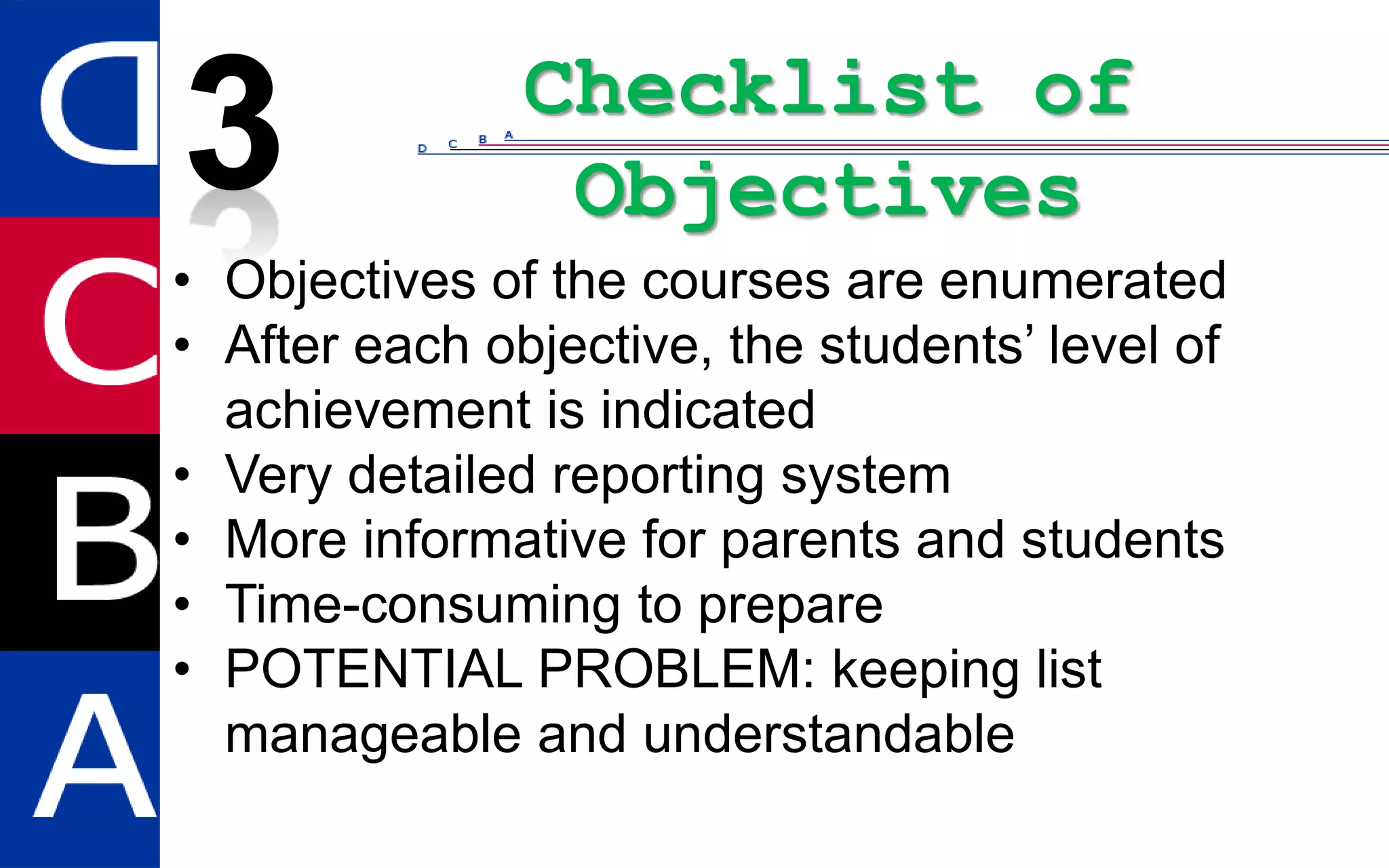 Grading and reporting | PPTX