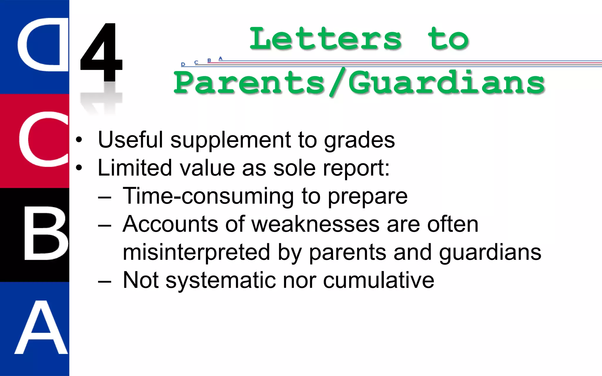 Grading and reporting | PPTX