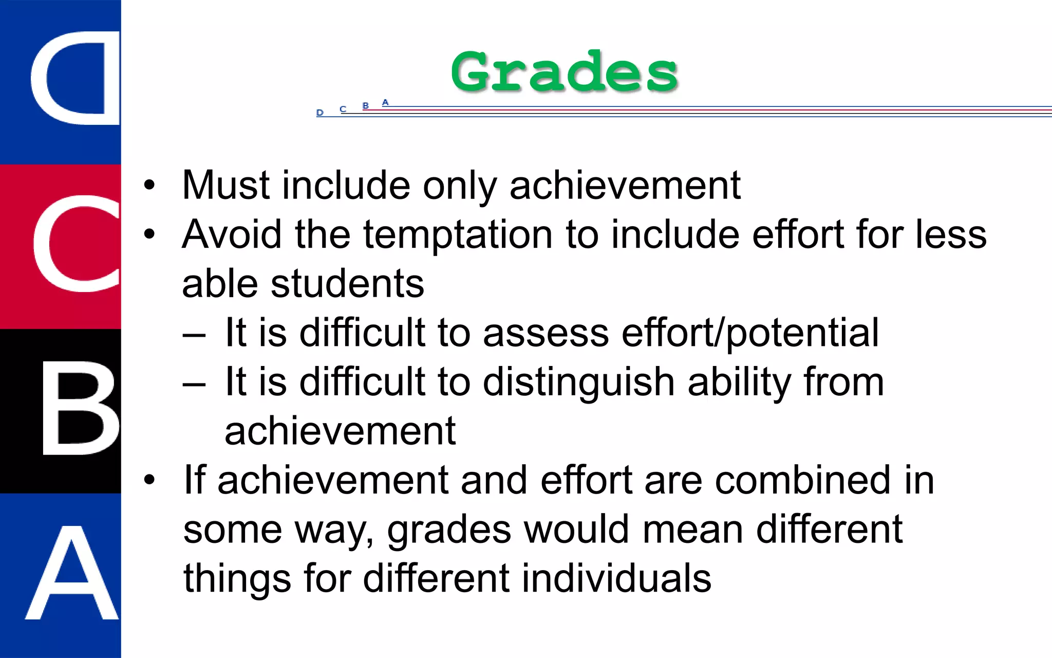 Grading and reporting | PPTX