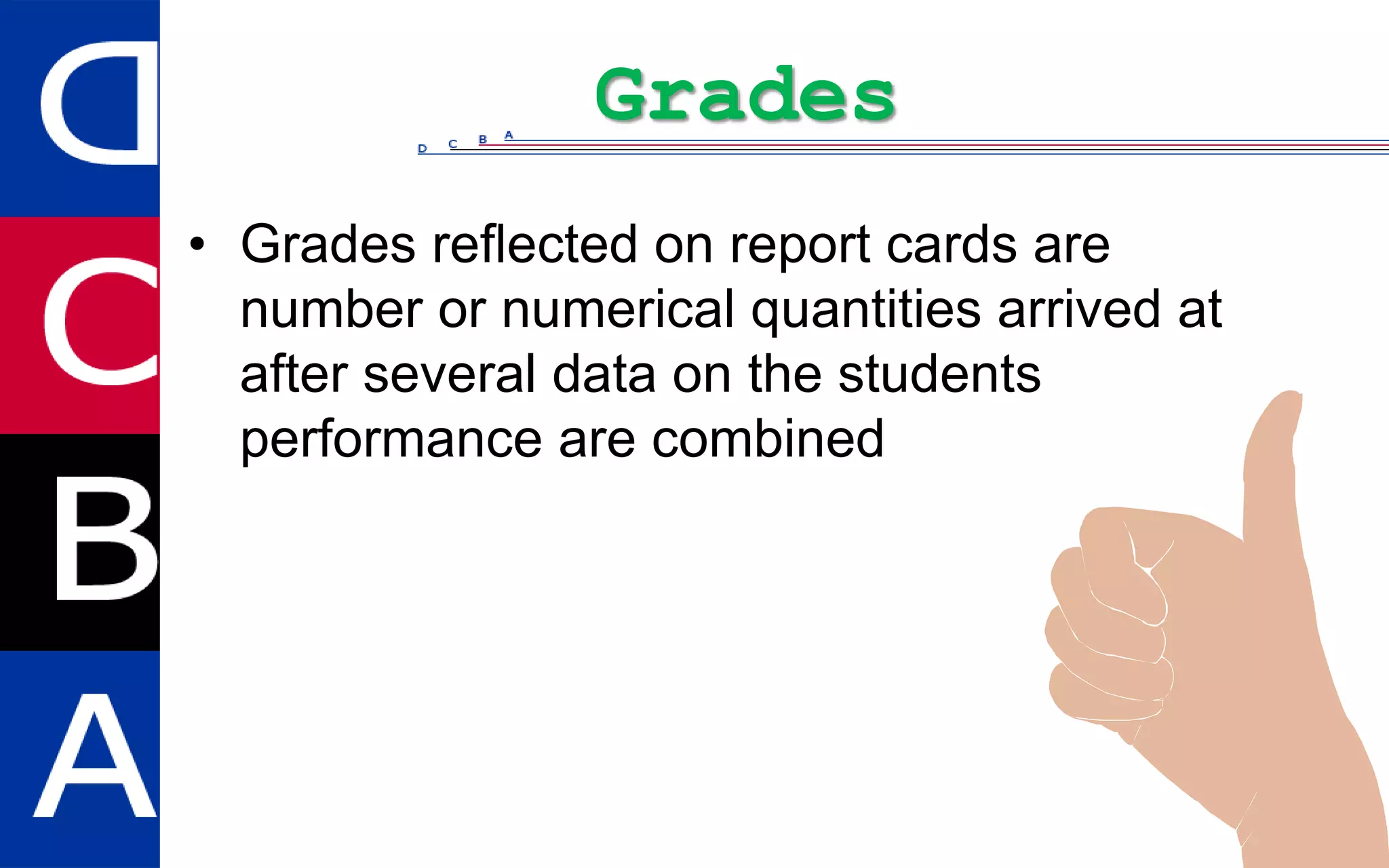 Grading and reporting | PPTX