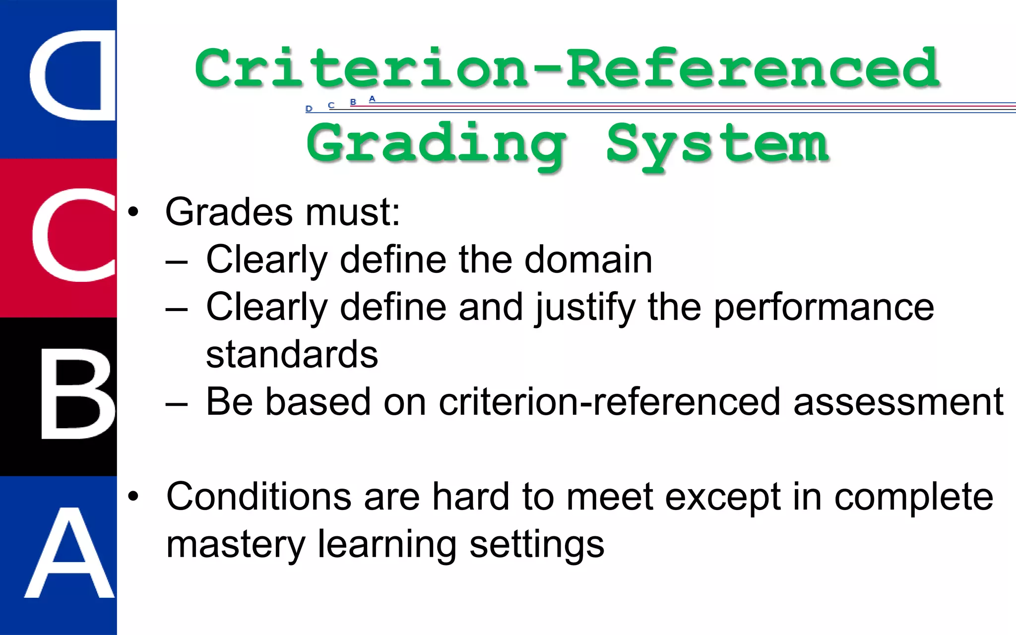 Grading and reporting | PPTX
