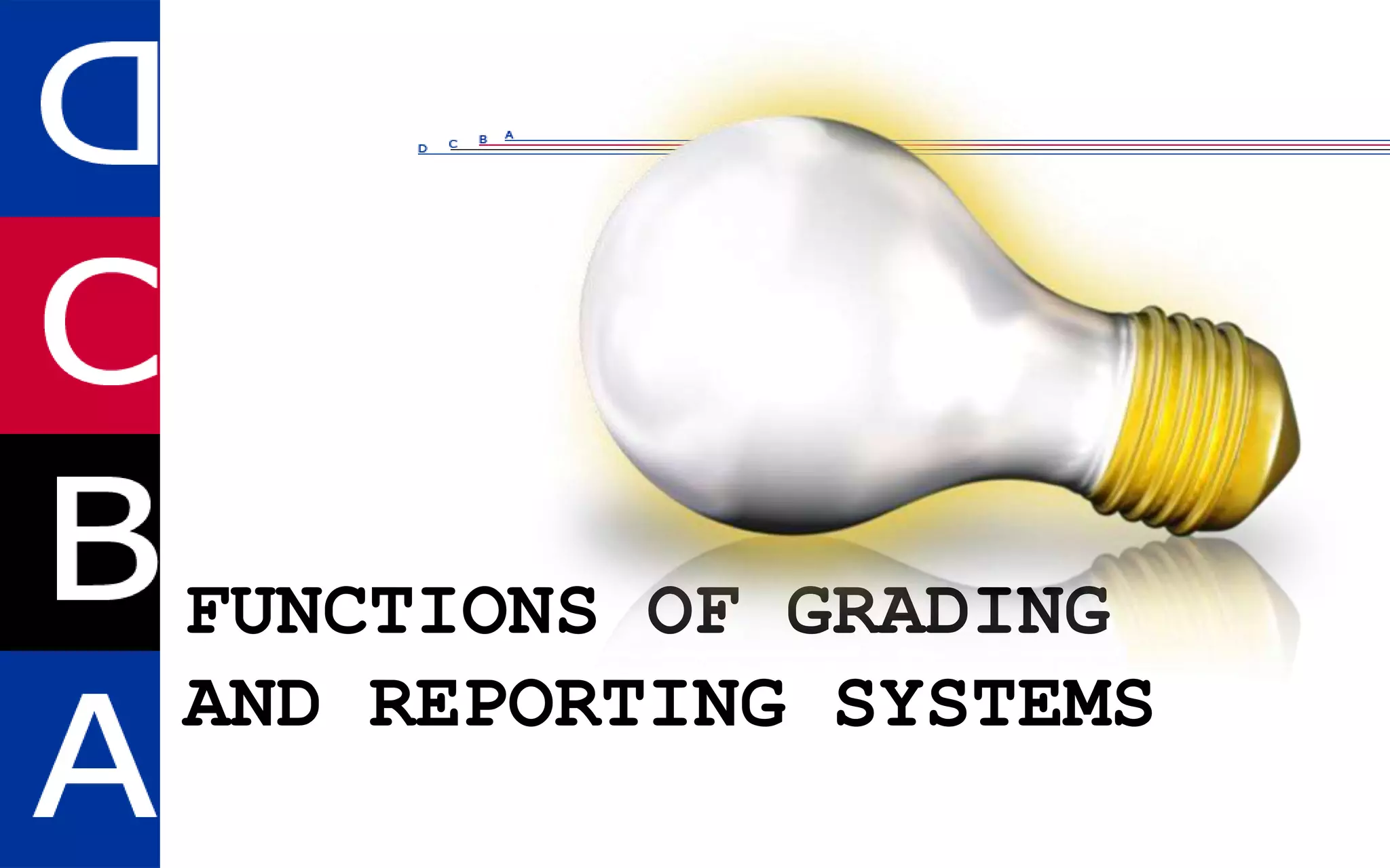 Grading and reporting | PPTX