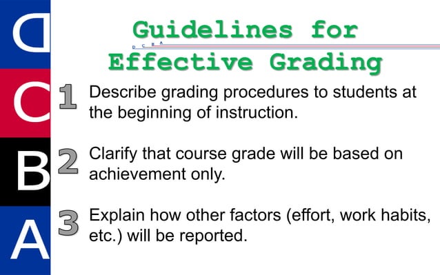 Grading and reporting | PPTX | Educational Assessment | Education