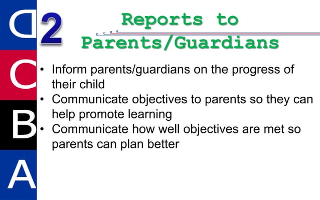 Grading and reporting | PPTX | Educational Assessment | Education