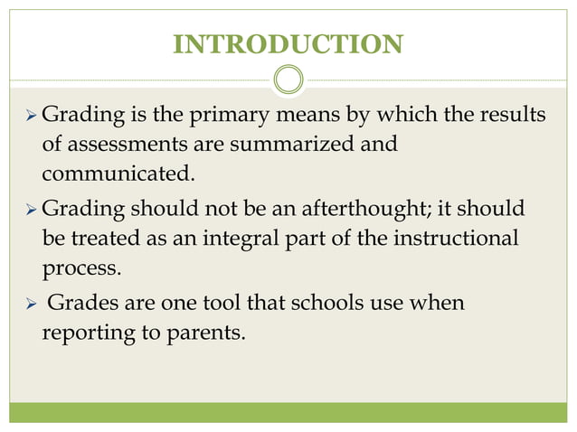 Grading and reporting | PPT