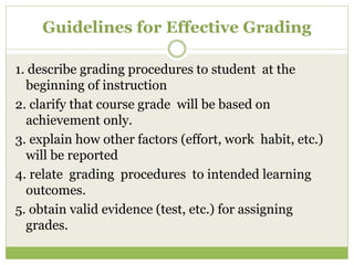 Grading and reporting | PPTX