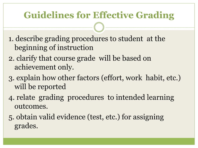 Grading and reporting | PPT