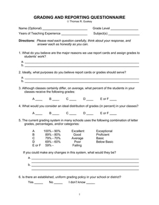 Grading and Reporting Student Learning | PDF