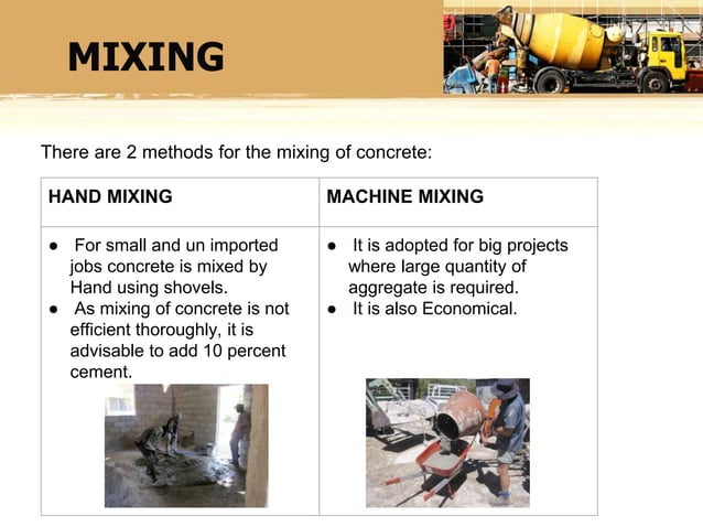 Grading, Batching, Mixing & Types of Mixers.pptx