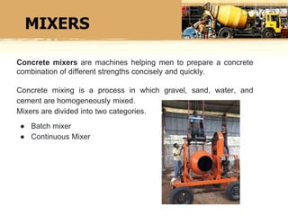 Grading, Batching, Mixing & Types of Mixers.pptx