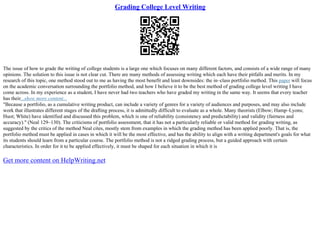Grading Ethical Issues | PDF