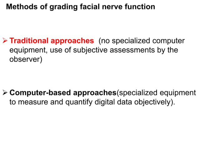 Grading facial nerve_function | PPTX