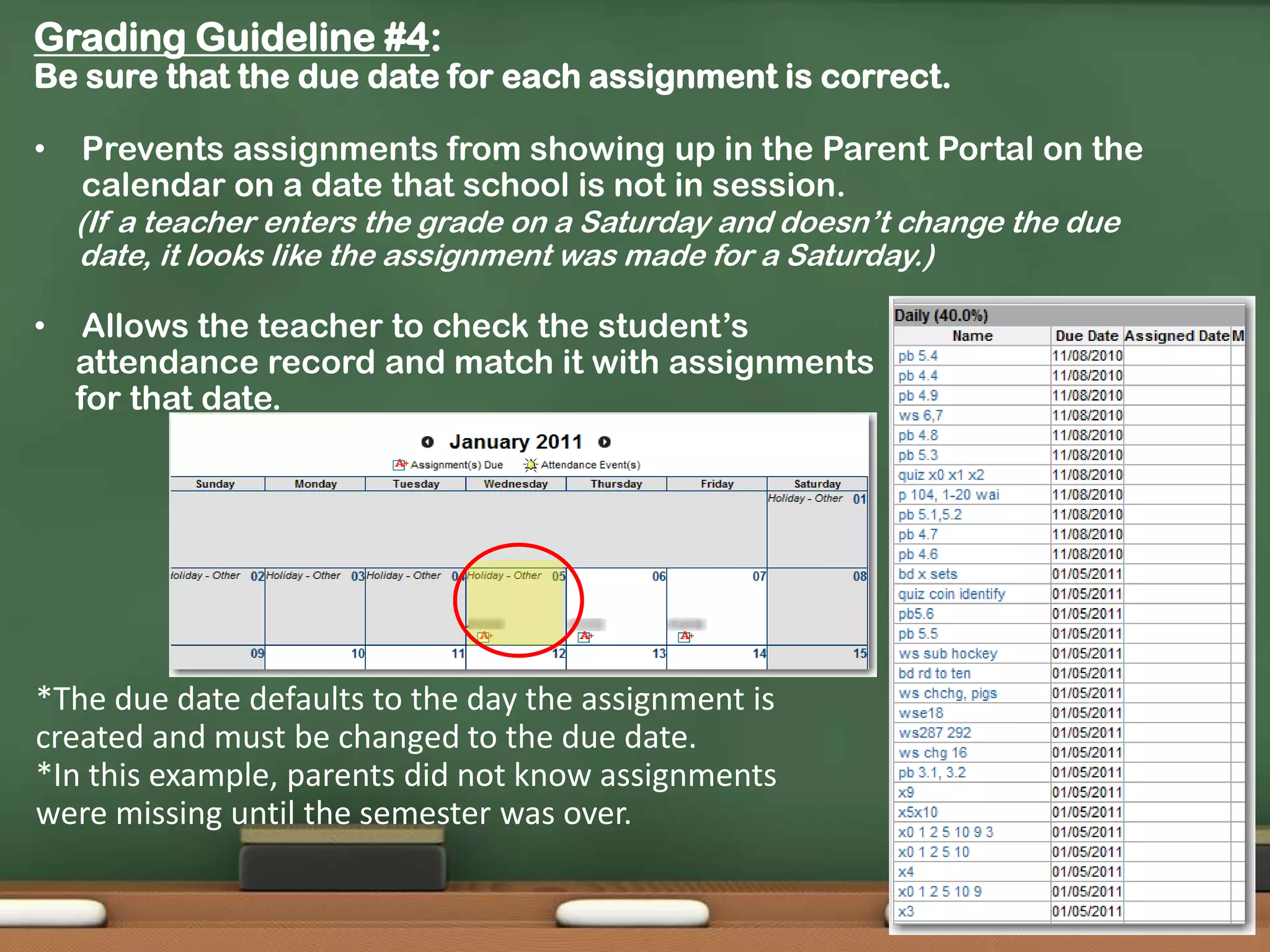 Grading guidelines | PPTX