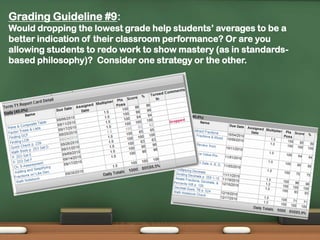 Grading guidelines | PPTX