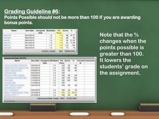 Grading guidelines | PPTX
