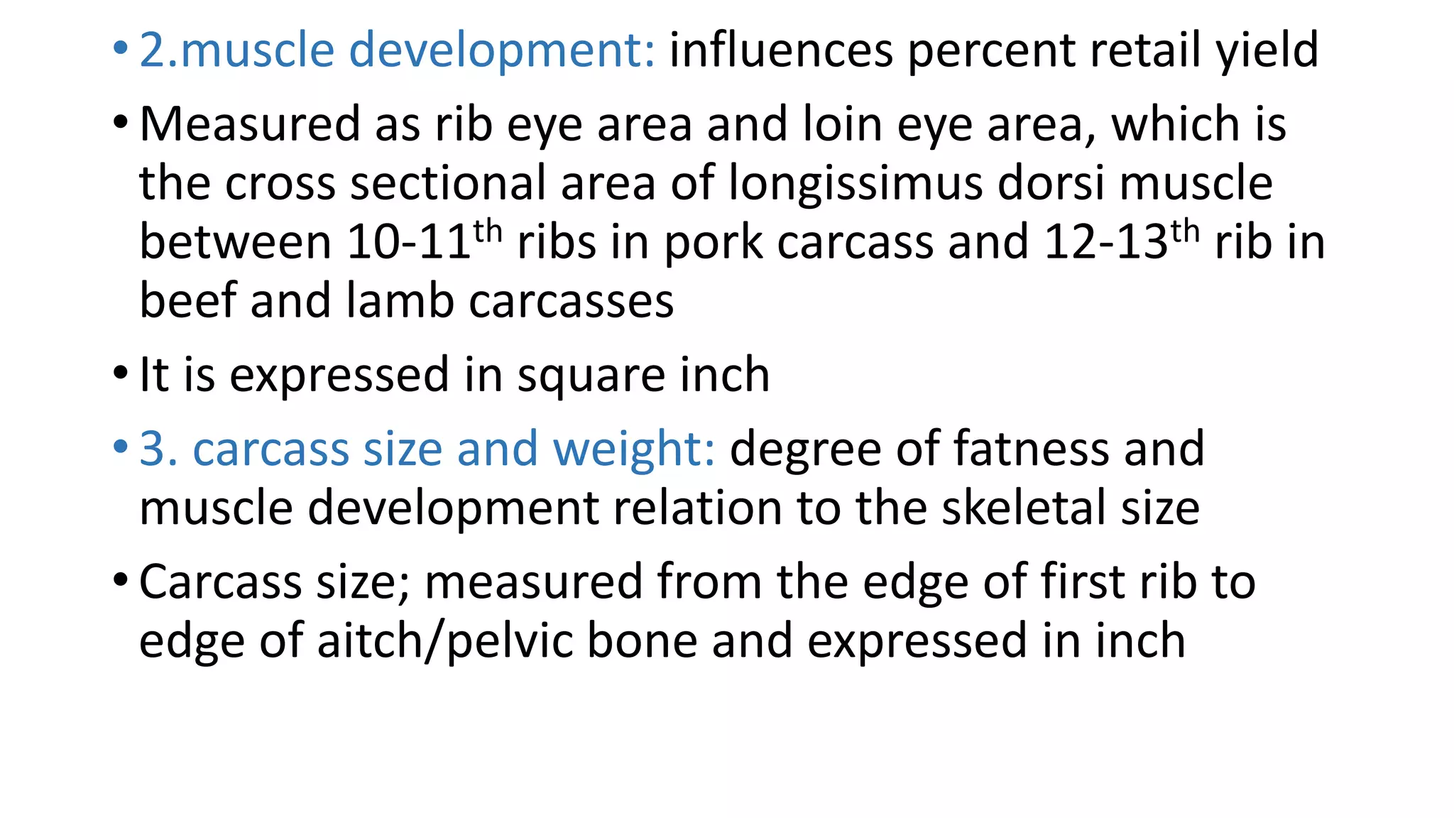 Grading judging and fabrication of meat carcass | PPTX