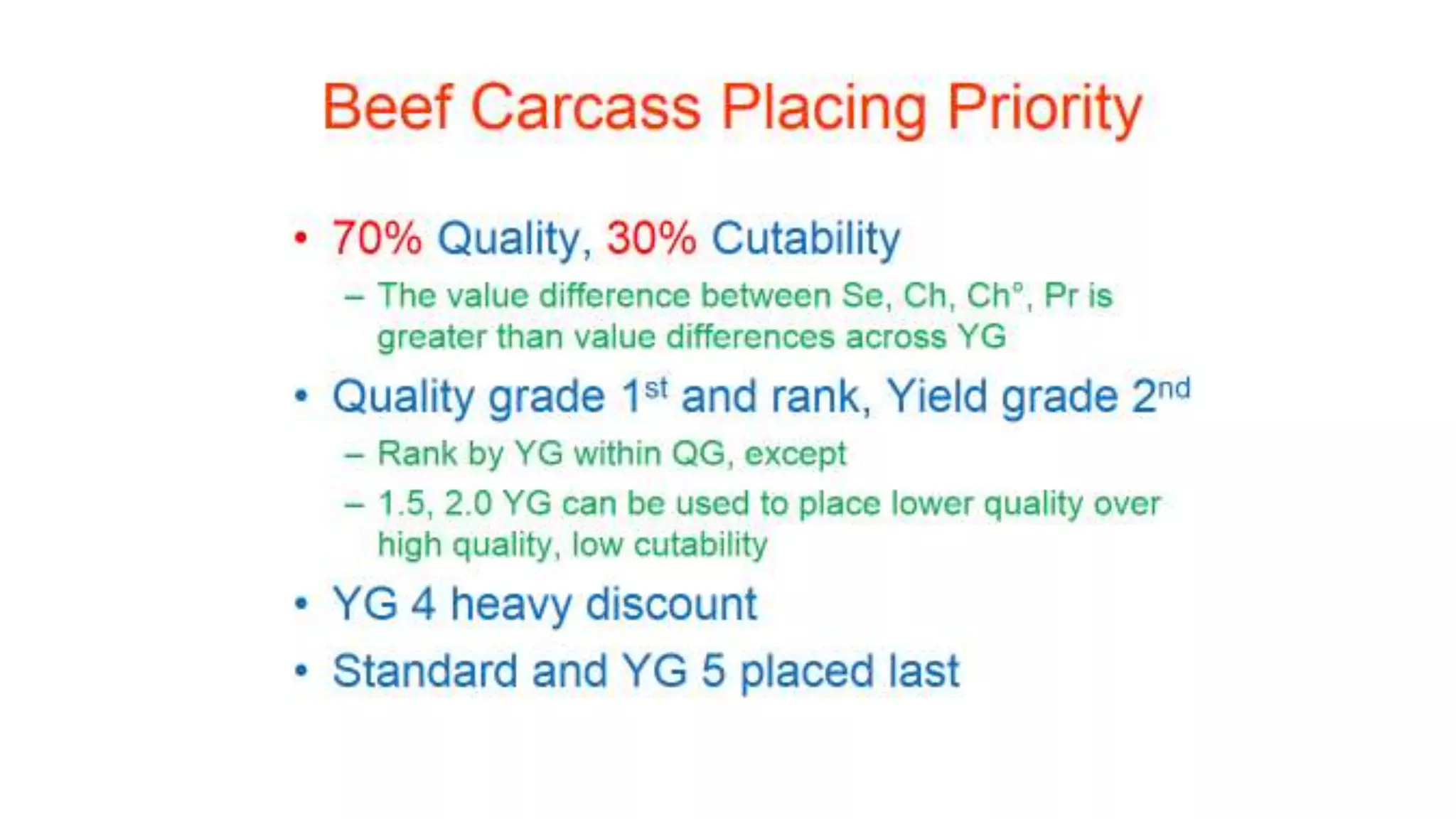Grading judging and fabrication of meat carcass | PPTX