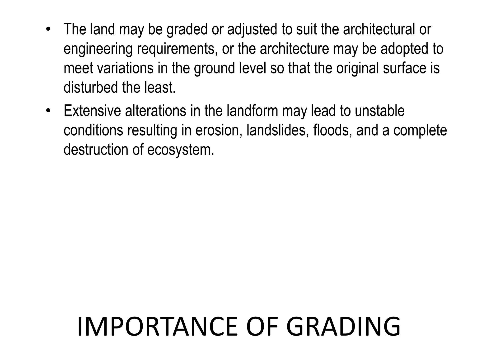 landscape Grading | PPTX