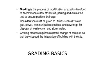 landscape Grading | PPTX