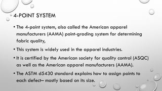 Grading of fabric | PDF