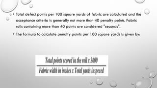 Grading of fabric | PDF