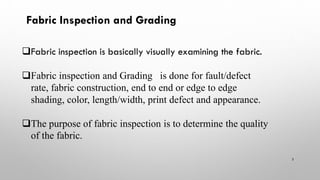 Grading of fabric | PDF