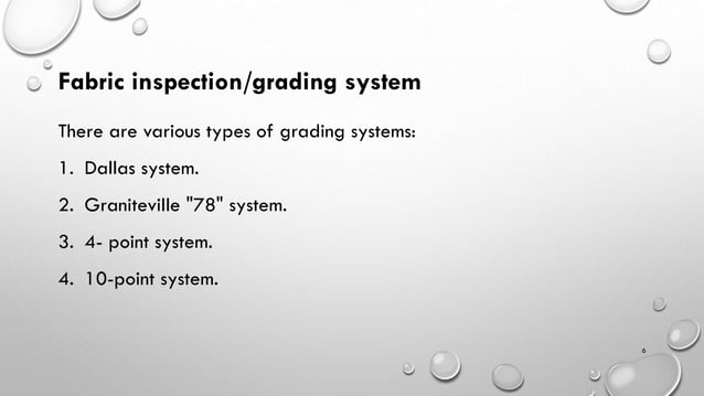 Grading of fabric | PDF
