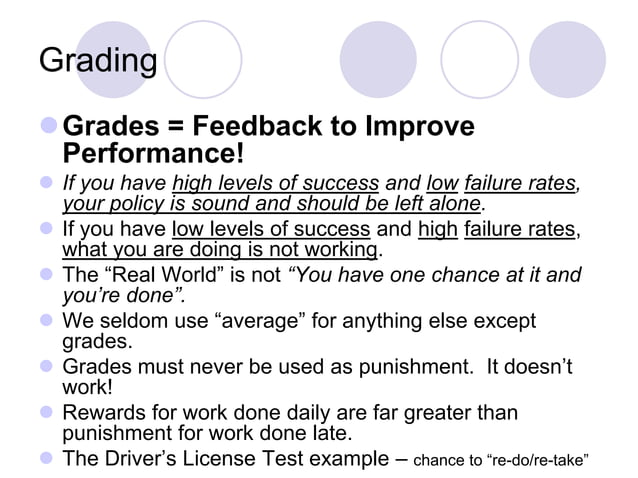 Grading Practices MPHS Presentation | PPT