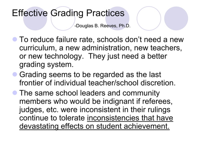 Grading Practices MPHS Presentation | PPT