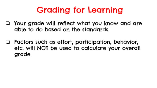 Grading procedures google slides presentation | PPT