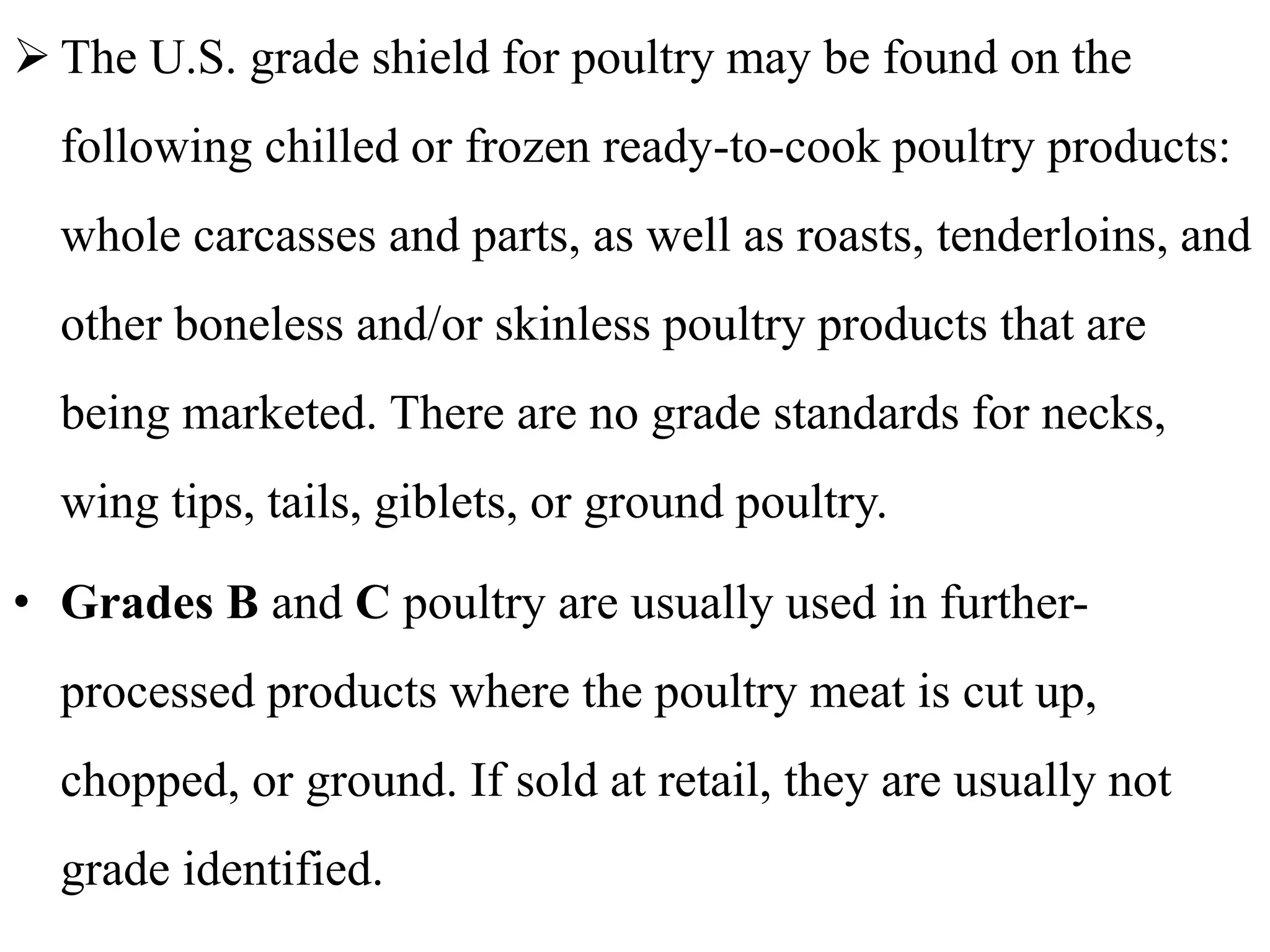 Grading, quality and standardization of meat. Group 2.pptx