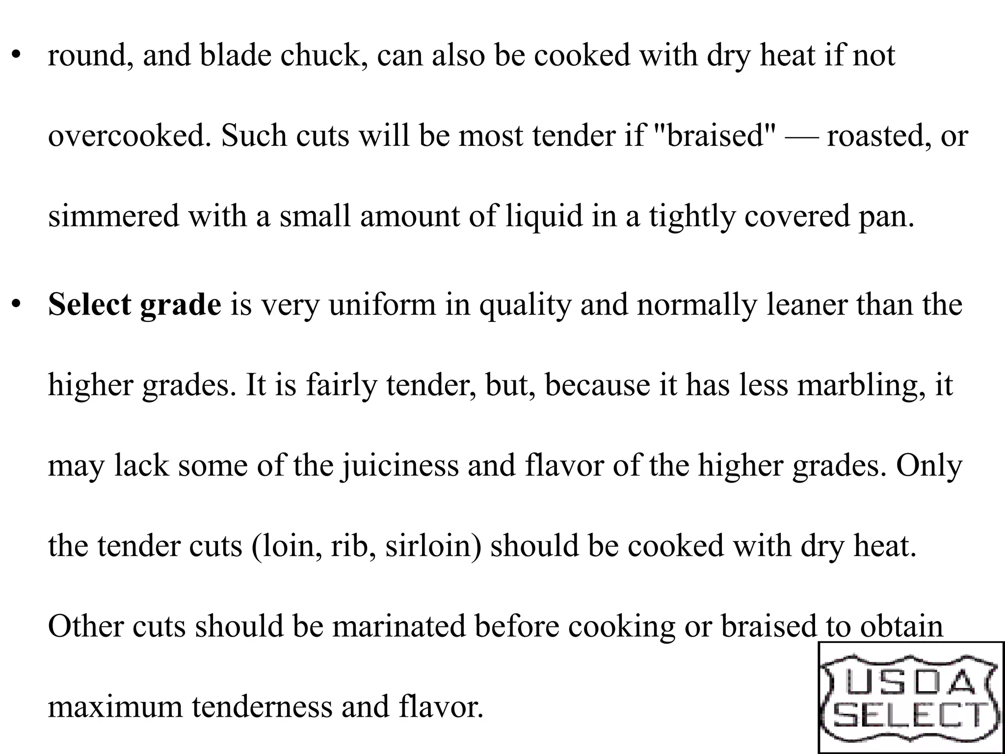 Grading, quality and standardization of meat. Group 2.pptx