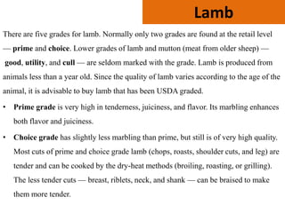 Grading, quality and standardization of meat. Group 2.pptx