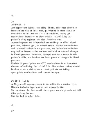 Grading rubric for falls prevention program project p | DOCX | Physical ...