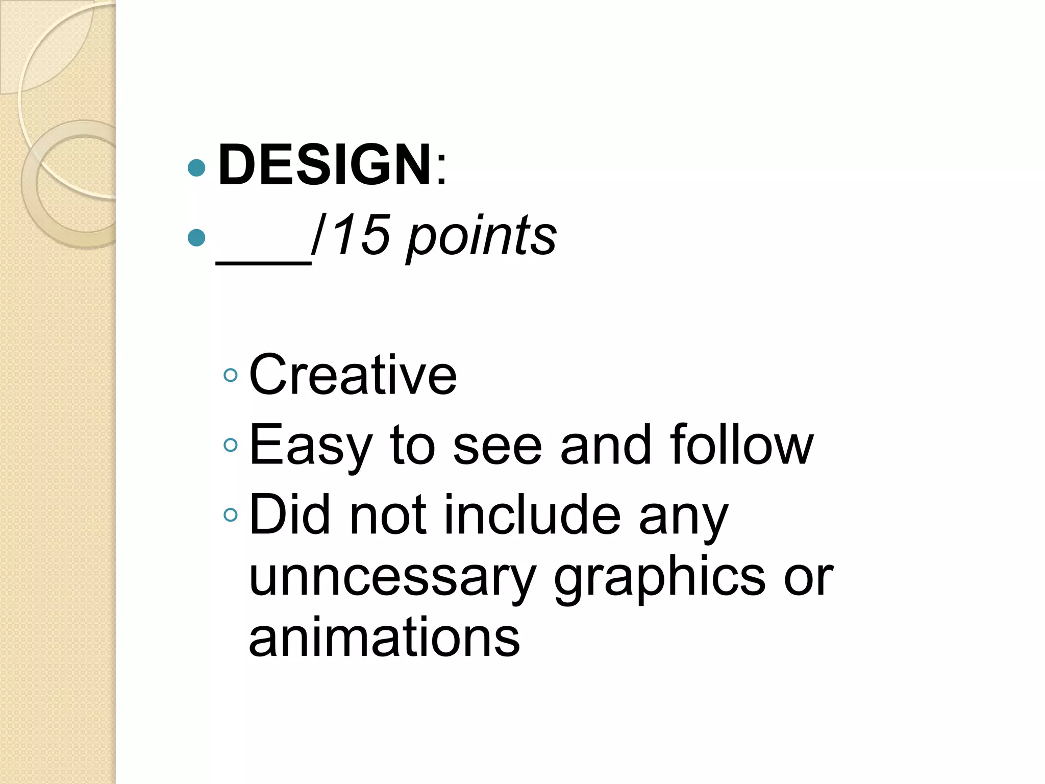 Grading Rubric For Harlem Renaissance Powerpoint Presentations | PPTX