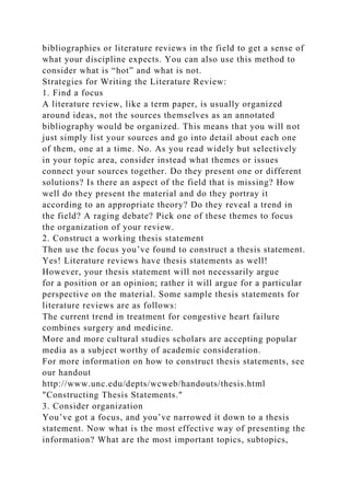 Grading Rubric Writing a Literature Review1. .docx