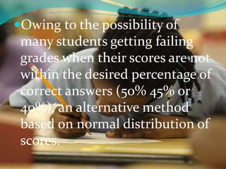 Grading students’ test score | PPTX