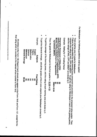 Grading system | PDF
