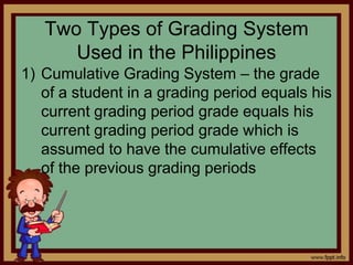 Grading system | PPTX