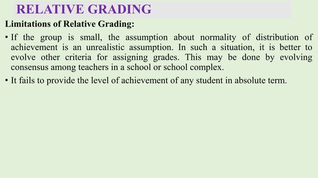Grading System BEd notes first year.pptx | Standardized Testing ...