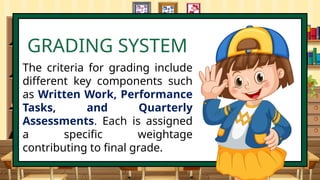 Grading system.pptx for school year 2024-2025 | PPT