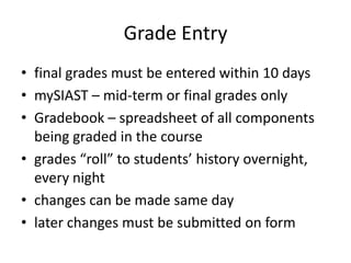 Grading System and Student Promotion | PPT