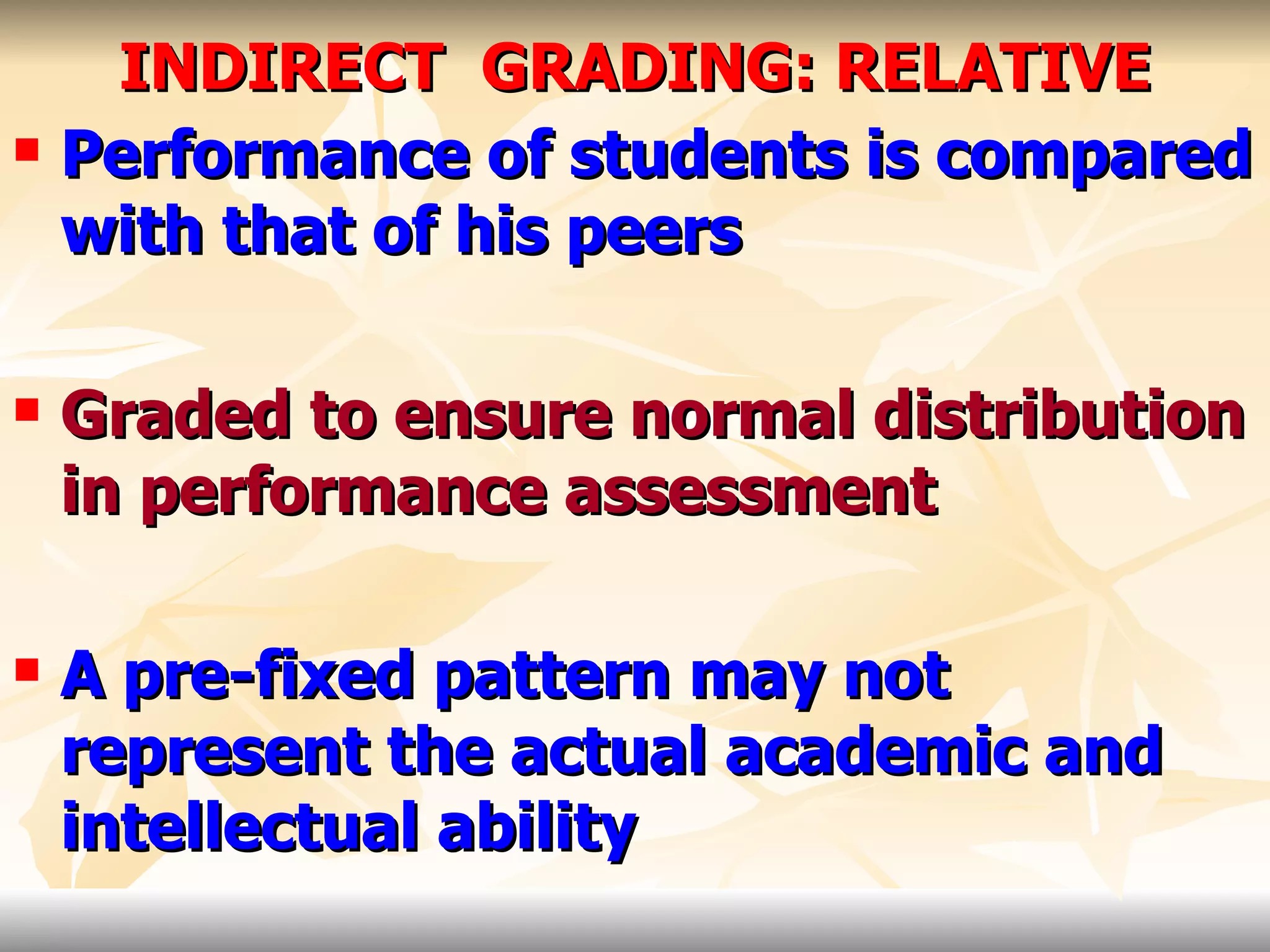 Grading system in higher education courses | PPT