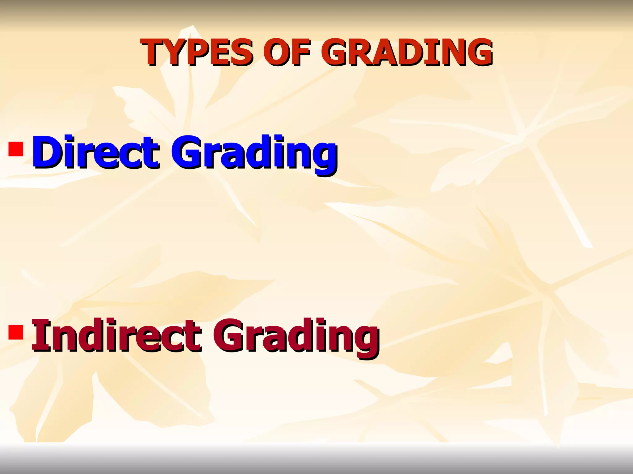 Grading system in higher education courses | PPT
